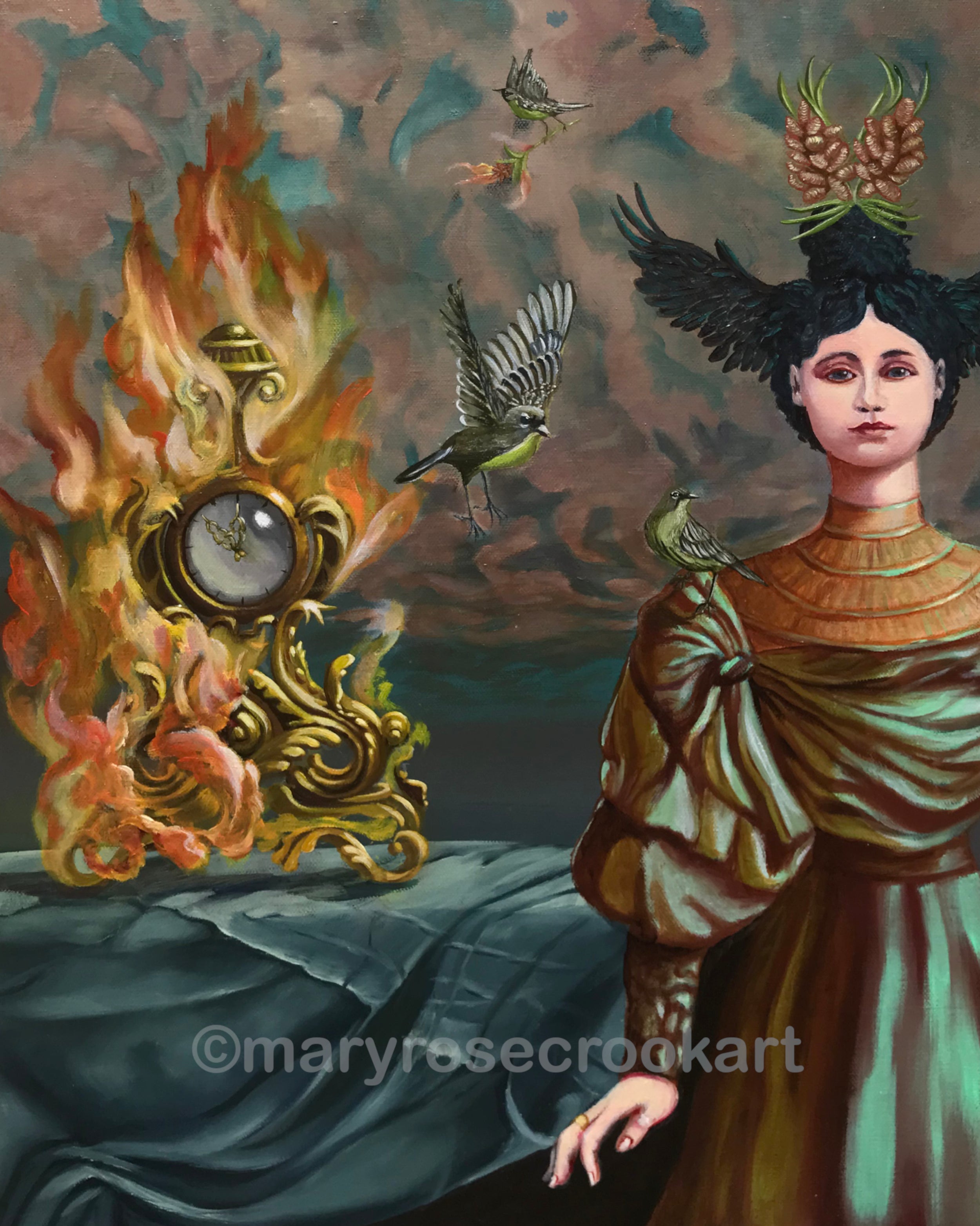 Fever Dreams, Plague Paintings 2022 – Maryrose Crook Art