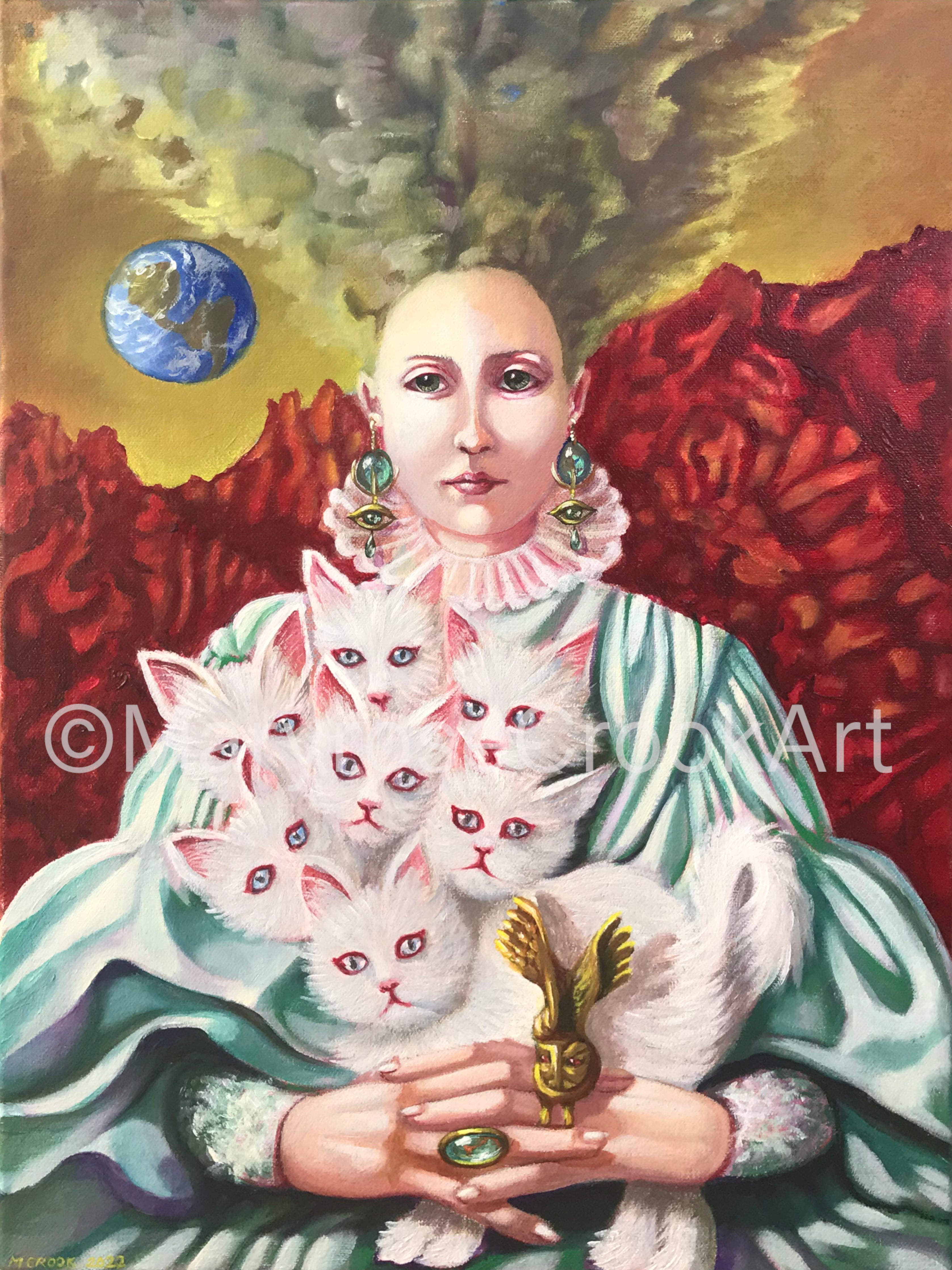 Earth Rise over the Saw Tooth Ridge, 2023, original oil painting, Mary ...