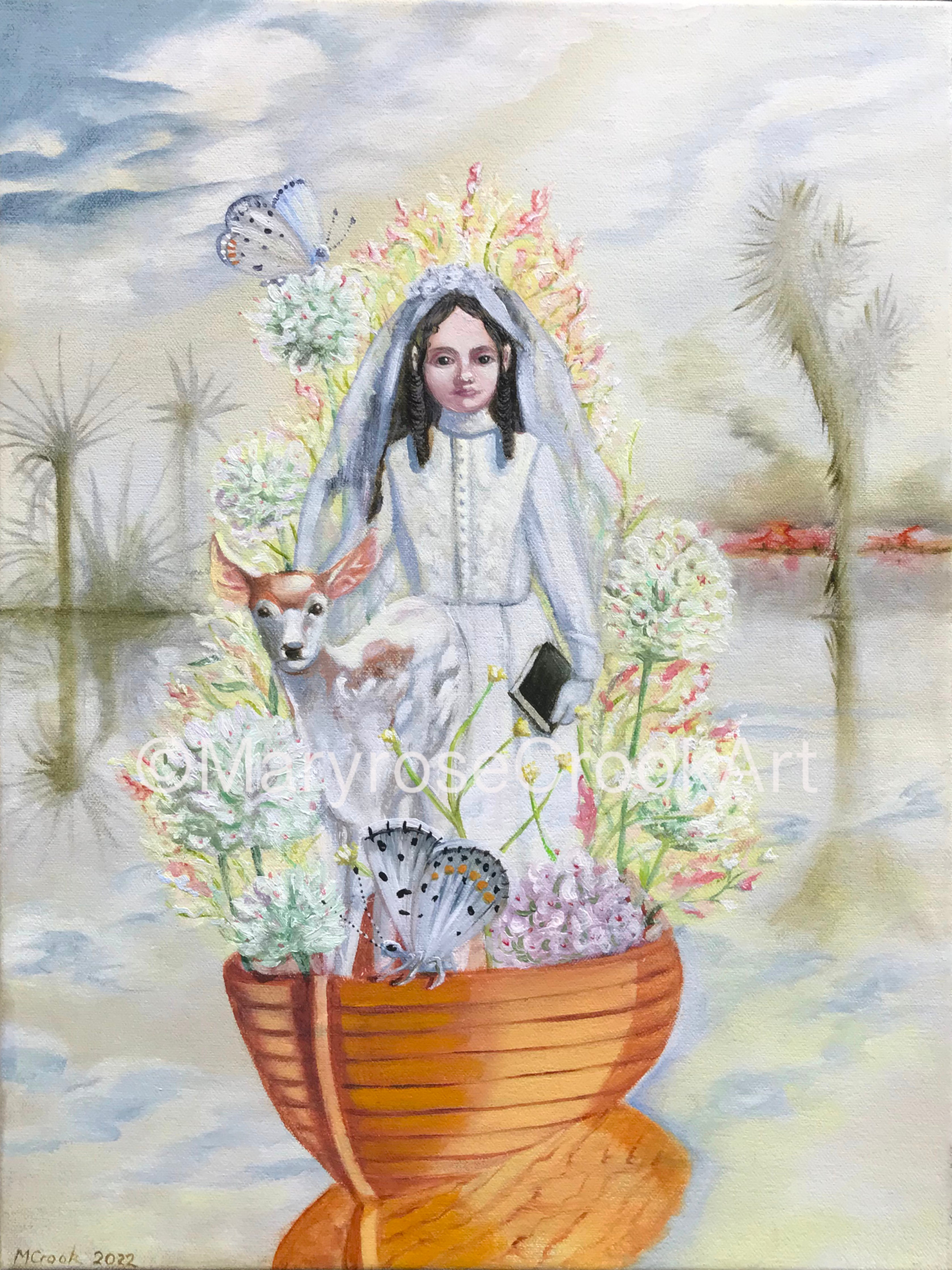 Relocating Spring to Safety, MaryroseCrookArt, original oil painting ...